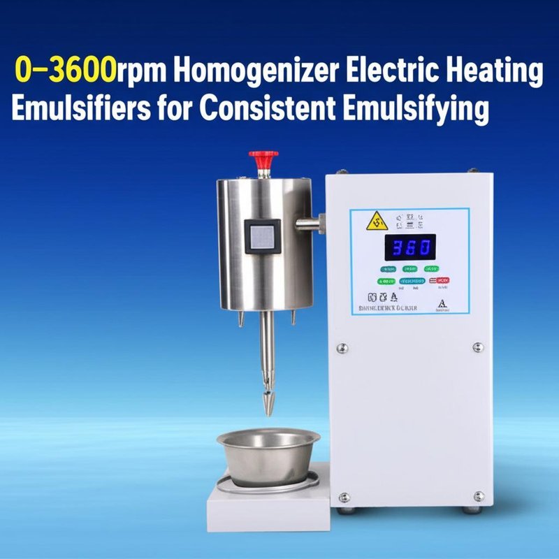 1.5KW Homogenizing Power Emulsifiers Perfect for 0-100C Temperature Range